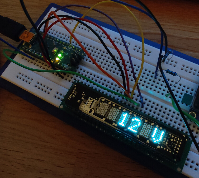 VFD spi display print value from analog input - Displays - Arduino Forum