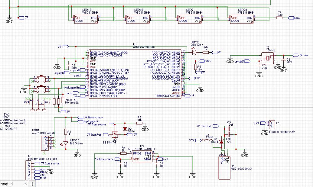 ws2812 only white on custom LED board - LEDs and Multiplexing - Arduino ...