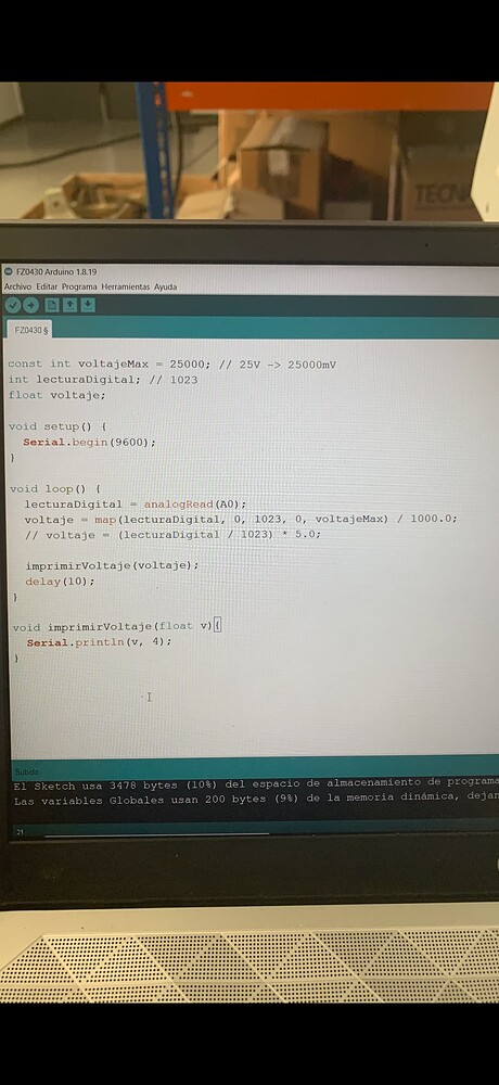 Medir tensión pico con arduino en DC - Español - Arduino Forum