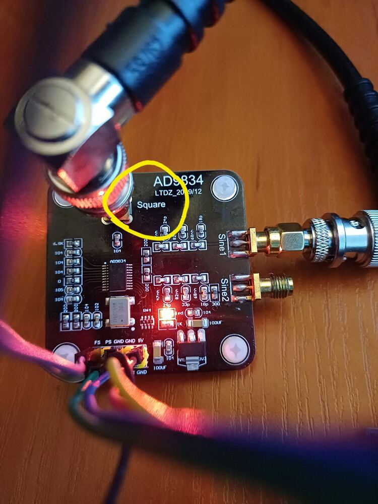 AD9834 Module: No Triangle or Square wave outputs - General Guidance ...