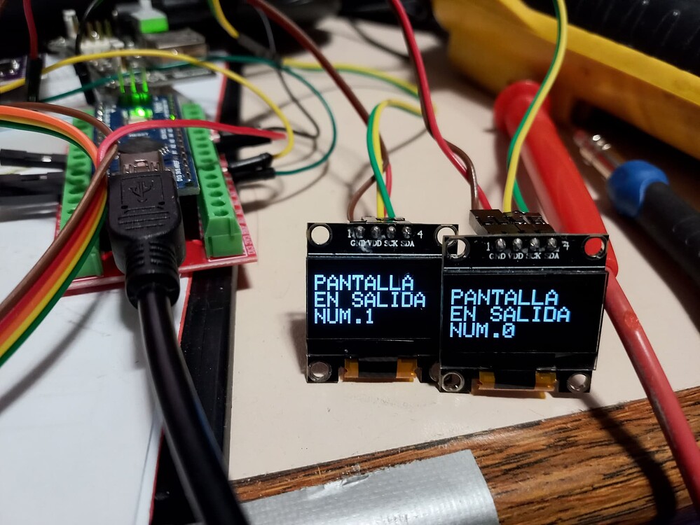 Problema Arduino nano con dos pantallas OLED SSD1306 - SOLUCIONADO - Page 2 - Software - Arduino ...