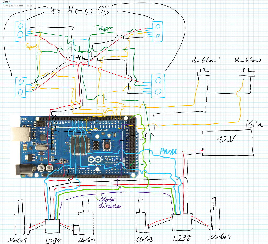 Inaccurate readings with multiple HC-SR05 - Sensors - Arduino Forum