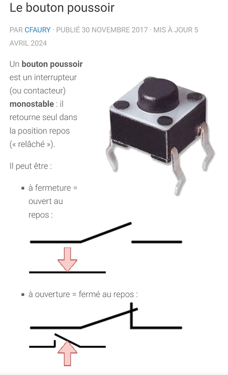 Arduino - bouton poussoir + délais - Français - Arduino Forum