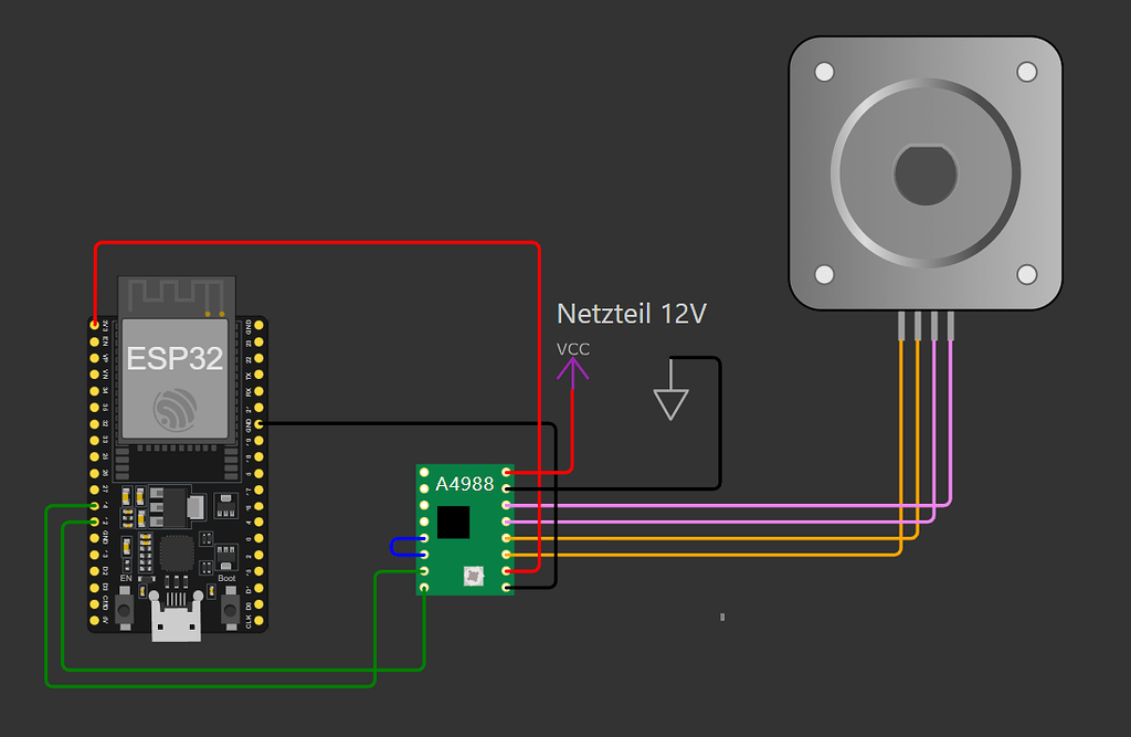 Nema 14 Schrittmotor ruckelt und vibriert nur bei Ansteuerung mit Esp32 - Deutsch - Arduino Forum