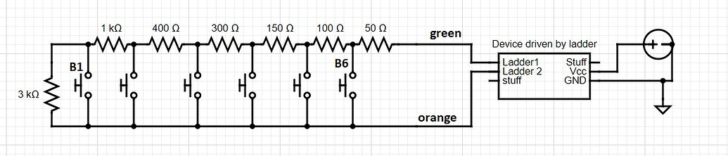 Sit between a resistive ladder and its utilizer - Device Hacking ...