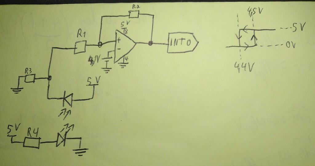 Hysteresis Op Amp weird behaviour (LM358p) - General Electronics - Arduino Forum