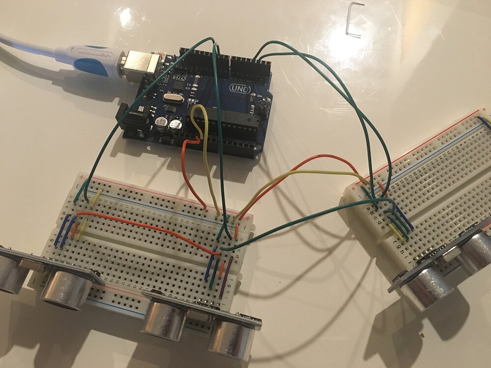 Multiple HC-SR04 with as few pins as possible - Sensors - Arduino Forum