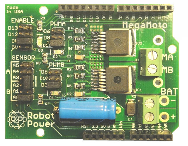 How MegaMotor shield works ? - Motors, Mechanics, Power and CNC ...