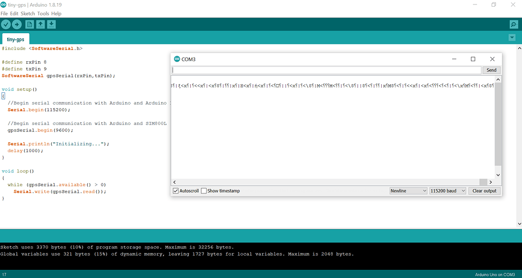 Neo 6m not working properly - Microcontrollers - Arduino Forum