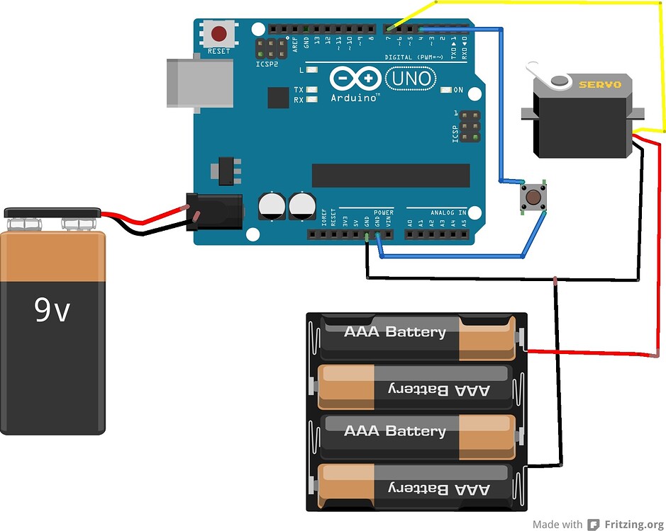 Button+Servo - Page 2 - General Guidance - Arduino Forum