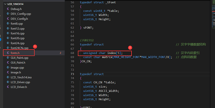 IPS-LCD-Display - 1,14 '' 240x135px SPI - 65K RGB - Waveshare 18231Error: initializer-string for ...