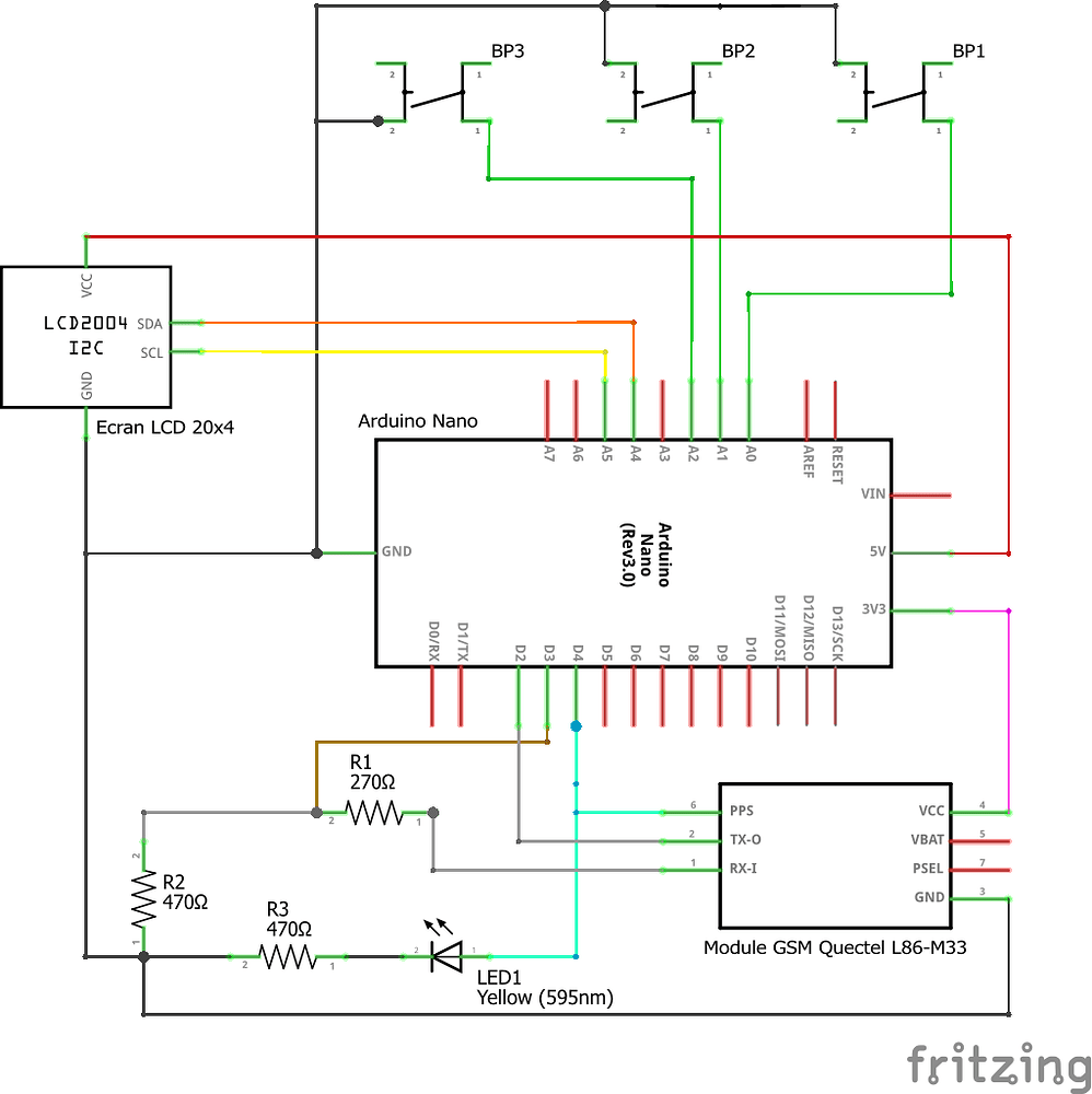 Horloge TrÈs Précise Pilotée Par Gps Avec Arduino Nano Réalisations Et Projets Finis Arduino