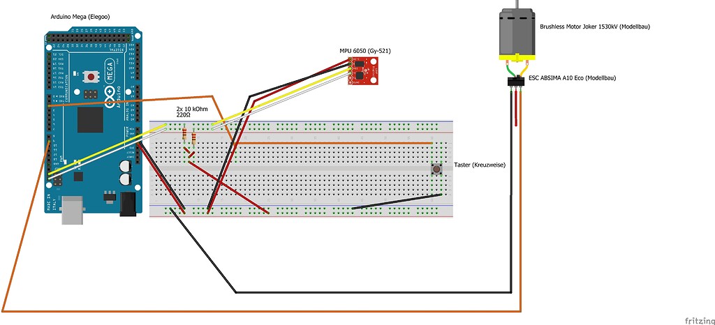 Self Balancing Cube (Cubli) --> Program stopped at some point ...