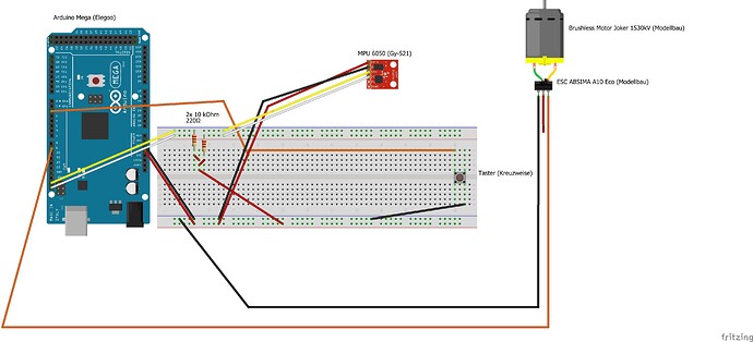 Self Balancing Cube (Cubli) --> Program stopped at some point ...