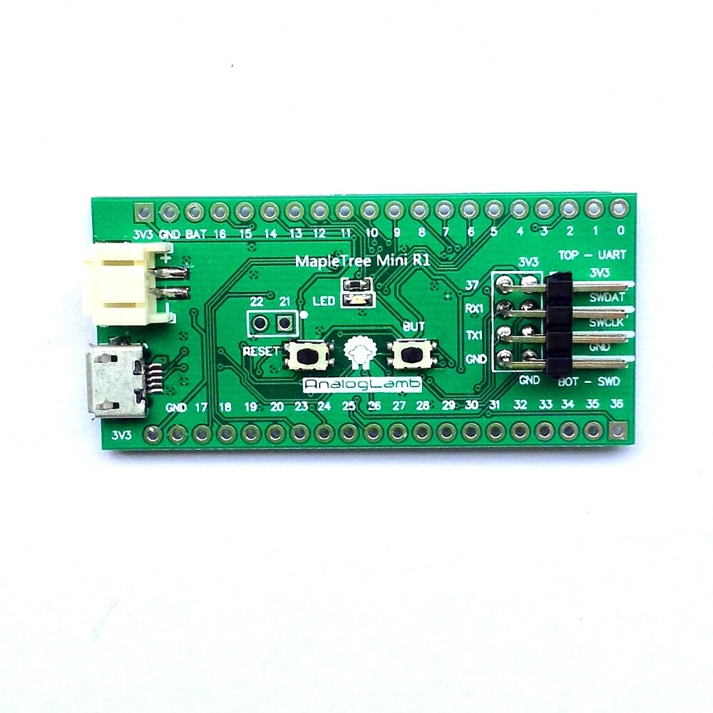 Cool! A 3.5$ STM32duino STM32F103C8 - Maple Mini - Support Arduino IDE - Products and Services ...