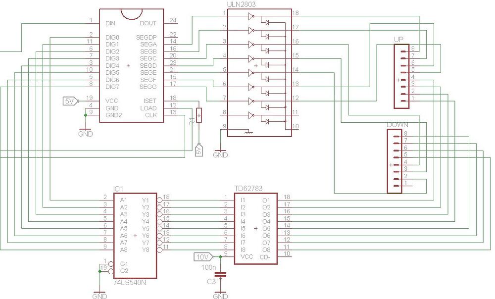 MAX7219, LedControl and 2.3'' 7-Segment display. Timing issue? - LEDs ...