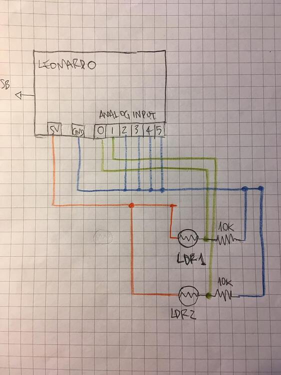 LDR as midi controller Help - one LDR outputs to all CC at once ... LDR as midi controller Help - one LDR outputs to all CC at once ...