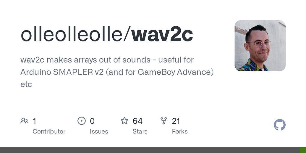 Converting WAV to C - not working... - Audio - Arduino Forum