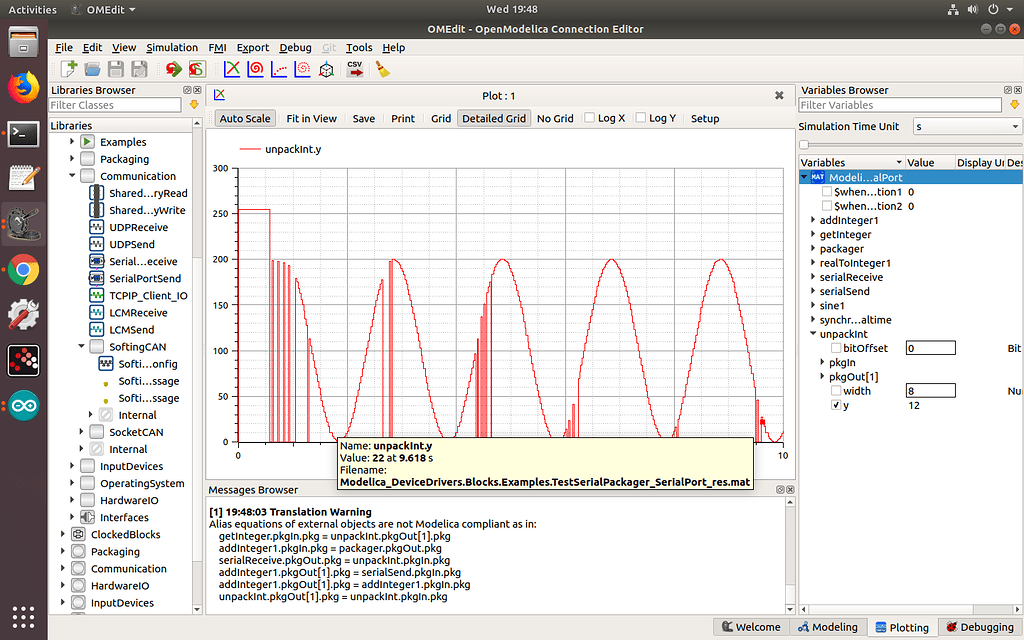 Interfacing w/ OpenModelica via serial - Interfacing w/ Software on the Computer - Arduino Forum