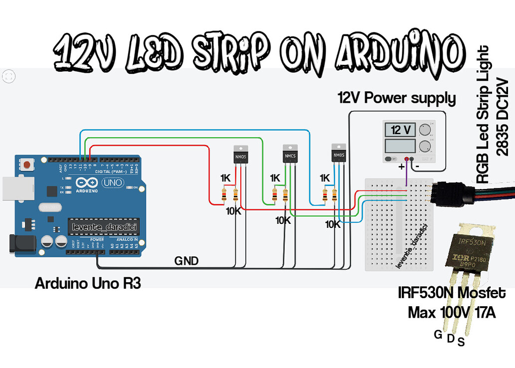 Ambilight WS2815 12V Arduino Nano - LEDs and Multiplexing - Arduino Forum