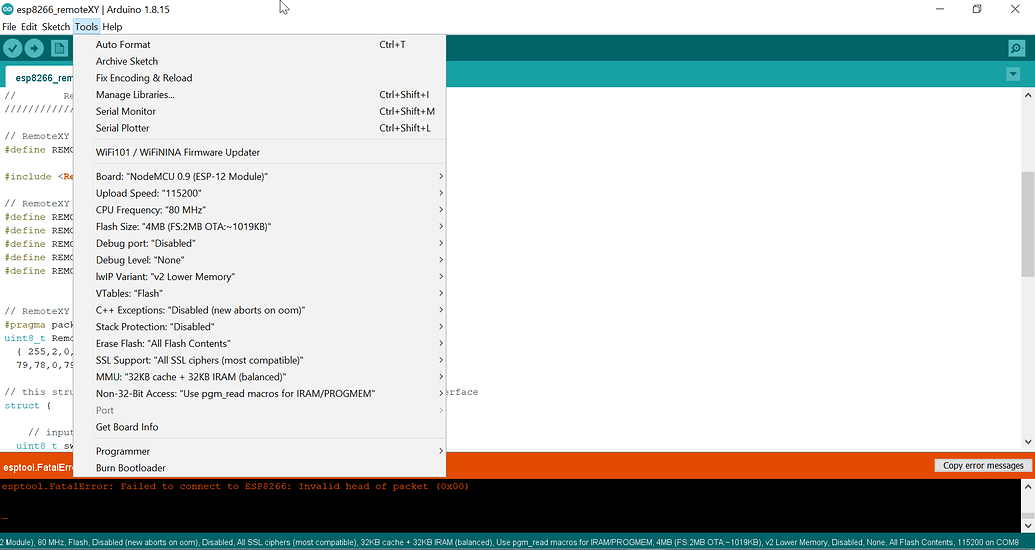Error When Running Esp8266 On Arduino Ide Programming Arduino Forum 7076