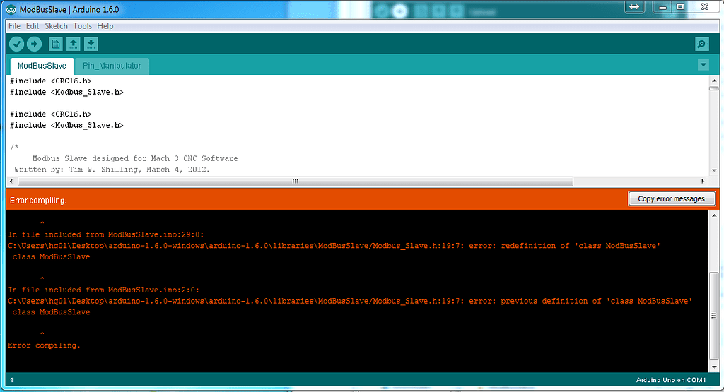 how fix class ModBusSlave - Programming - Arduino Forum