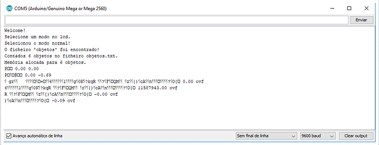 Why my table have this chars? - Programming - Arduino Forum