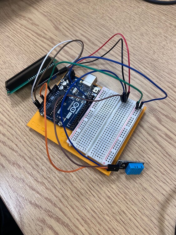I am not sure how to wire this breadboard for the DHT-11 sensor? - General Guidance - Arduino Forum