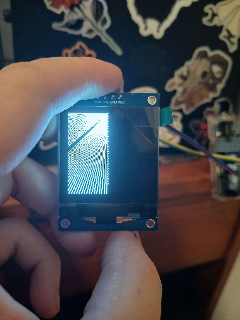 128x128 OLED Display - Only half the screen displays! - Displays ...