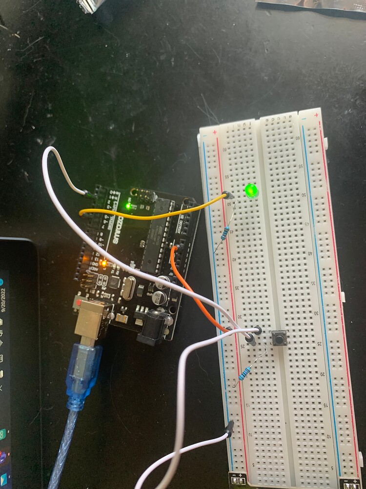 Power module light shuts off when i press the button - General Guidance - Arduino Forum