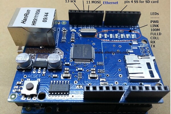 [Solucion] Conexion de arduino mega 2560 a ethernet shield W5100 ...