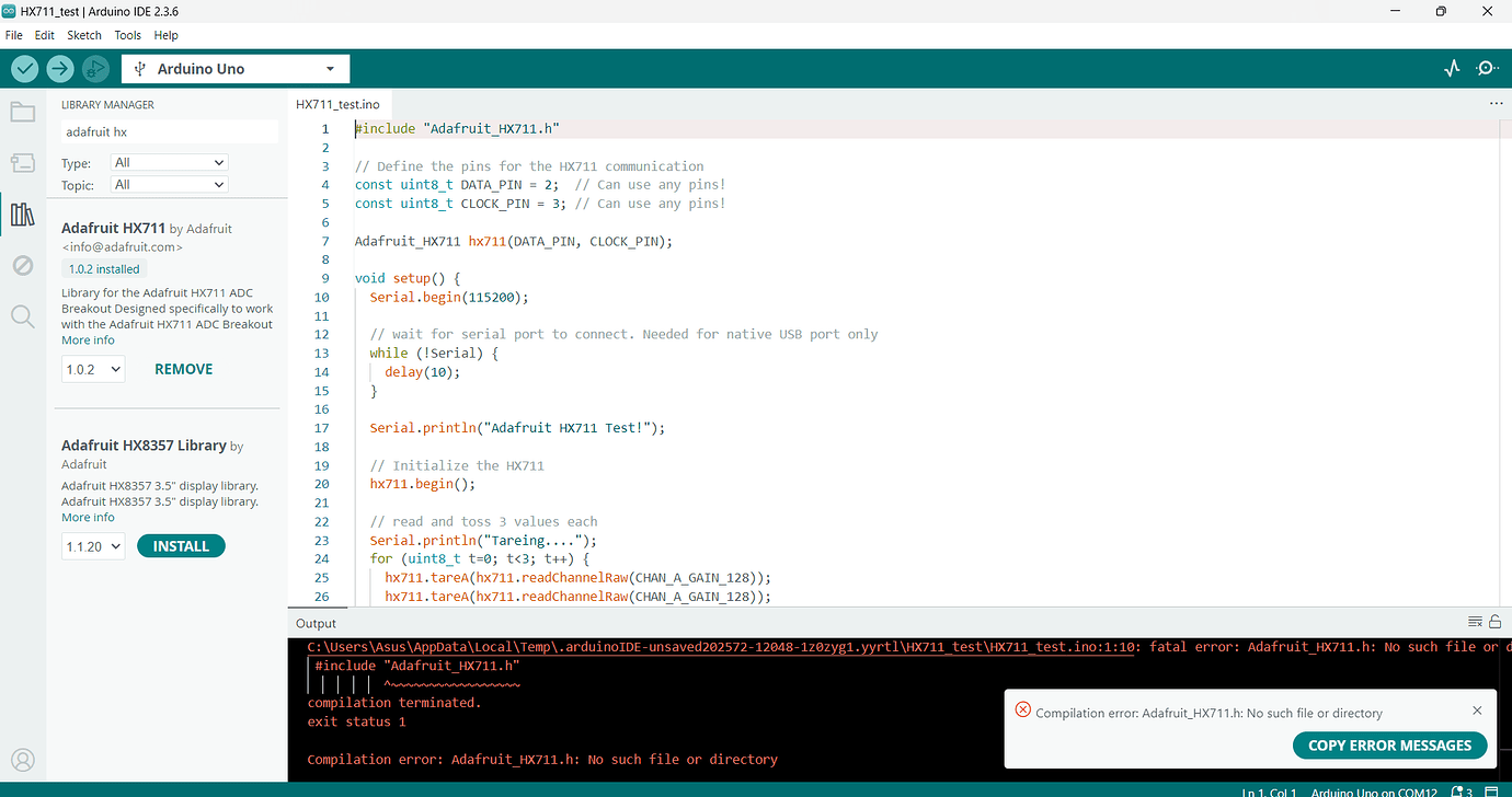 My laptop A Arduino Ide can't find the library but Laptop B's Arduino Ide can - IDE 1.x ...