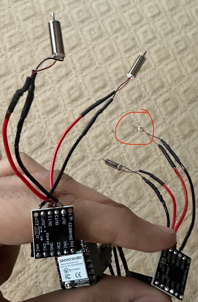 How to fix one motor on my XIAO Esp32s3 microcontroller running continously? - Motors, Mechanics ...
