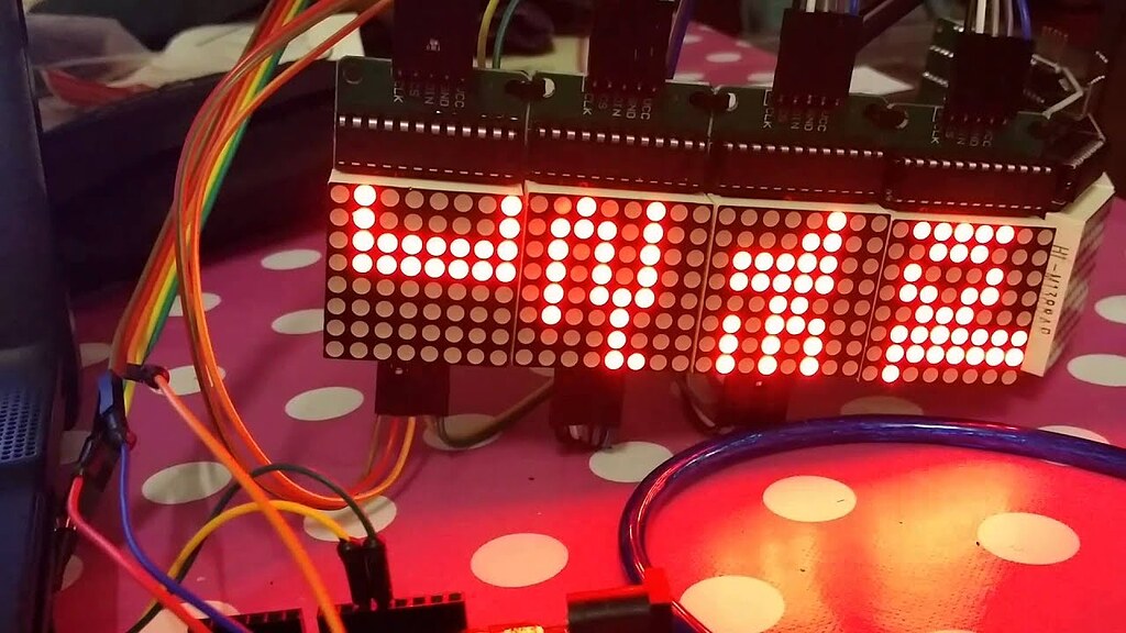 Parola V3 - LEDs and Multiplexing - Arduino Forum