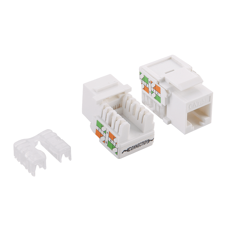 standaard RJ45 en andere connectors gebruiken voor connecties tussen ...