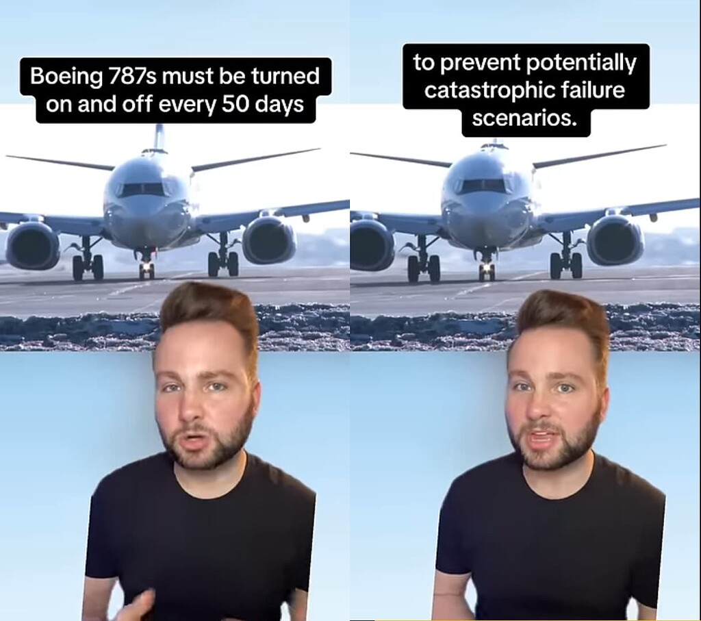 Boeing 787 overflows Arduino Nano millis()? - Bar Sport - Arduino Forum