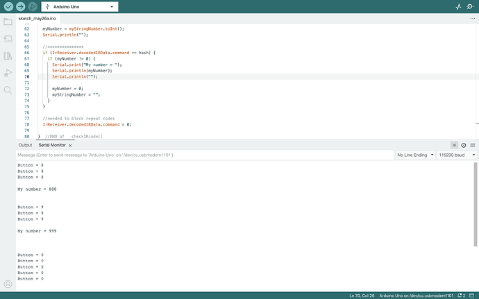 Using IR remote to make a 3 digit number - General Guidance - Arduino Forum