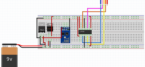 ESP8266 ESP-01 with L293D for wirelessly controlled motorized blinds. - General Guidance ...
