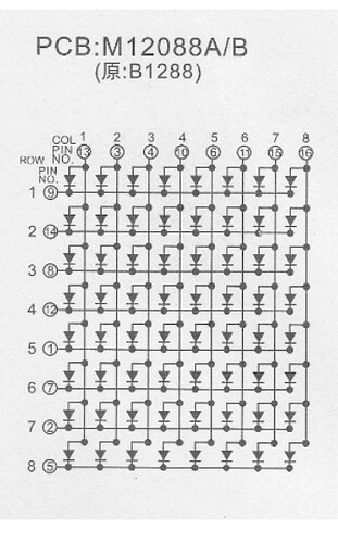 24 pin 8x8 RGB led wiring - LEDs and Multiplexing - Arduino Forum