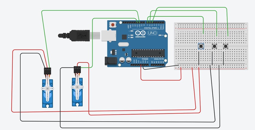Circuit works in simulation and not in real hardware....button is needed to press multiple times ...