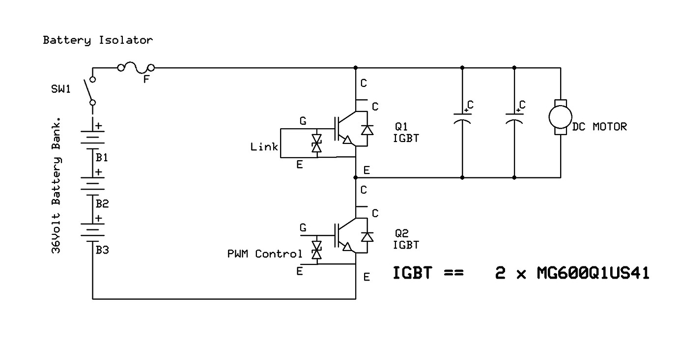 How can I use an Arduino to control an IGBT DC motor controller ...