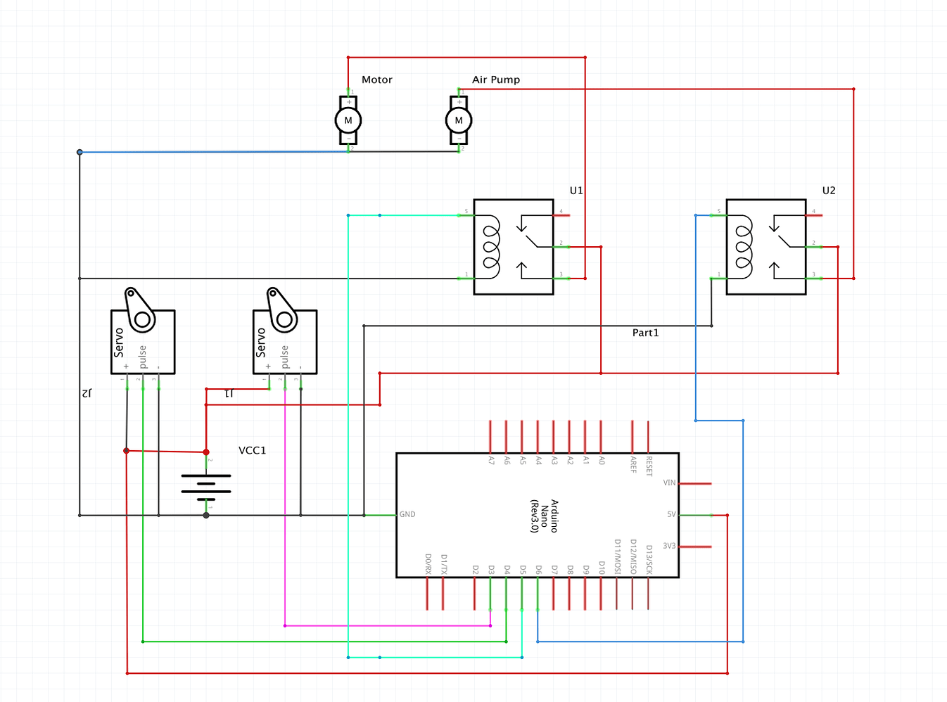 [fixed] Servo not working / powering servo and motors on Arduino nano - Page 2 - General ...