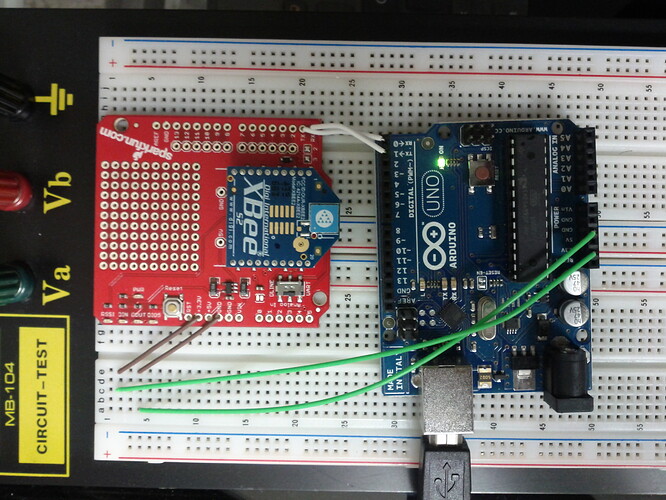 Arduino Uno Xbee Chip Xbee Arduino Shield Pair Networking Protocols And Devices Arduino 1911