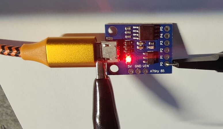 ATTiny85 108kHz, square wave, 50% duty cycle - Programming Questions ...