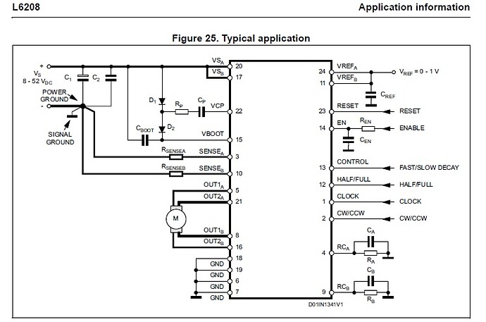 Controlling a Stepper Motor through an L6208 controller - Motors ...