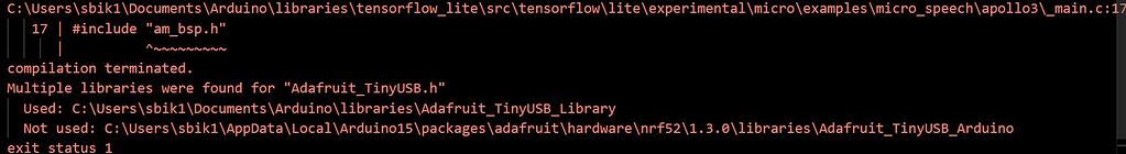Unable to compile examples on adafruit circuitplayground bluefruit due ... Unable to compile examples on adafruit circuitplayground bluefruit due ...