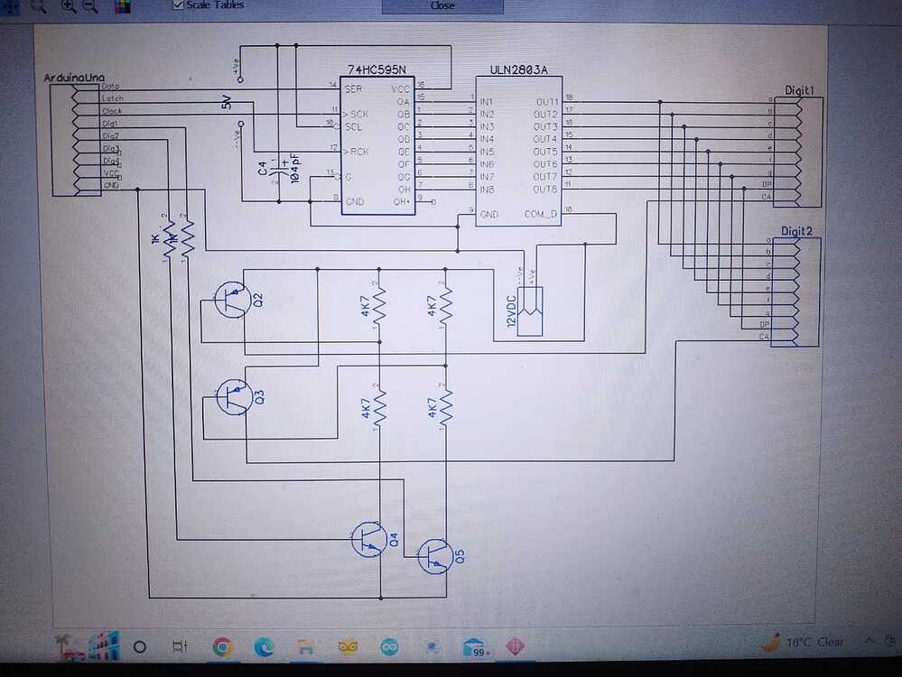 2 Digit 6 Inch ,7-Segment using mono Red Color Strip - Page 2 - LEDs and Multiplexing - Arduino ...