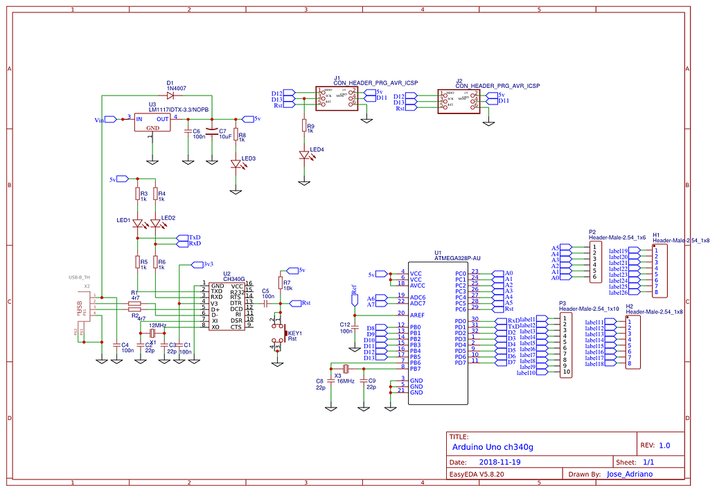 Arduino Uno R3 Atmega328p dip + Ch340 = error - Hardware - Arduino Forum
