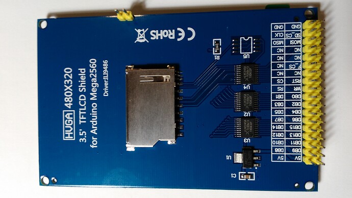 3.5" LCD for Arduino Mega 2560 not working, only white screen ...