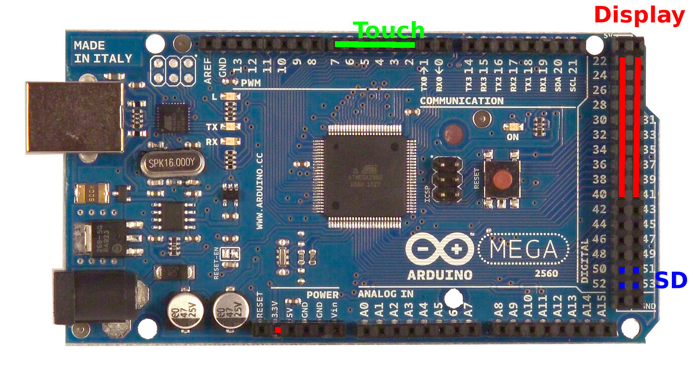 SainSmart 3.2" TFT LCD Modul an Arduino Mega anschließen - Deutsch - Arduino Forum